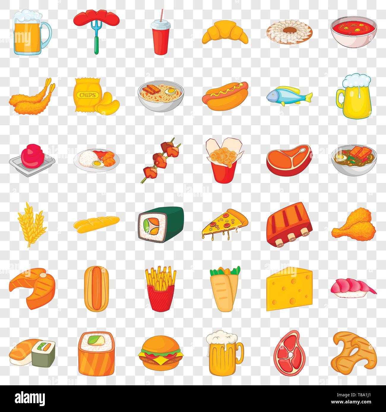 Ale icons set, cartoon style Stock Vector Image & Art - Alamy