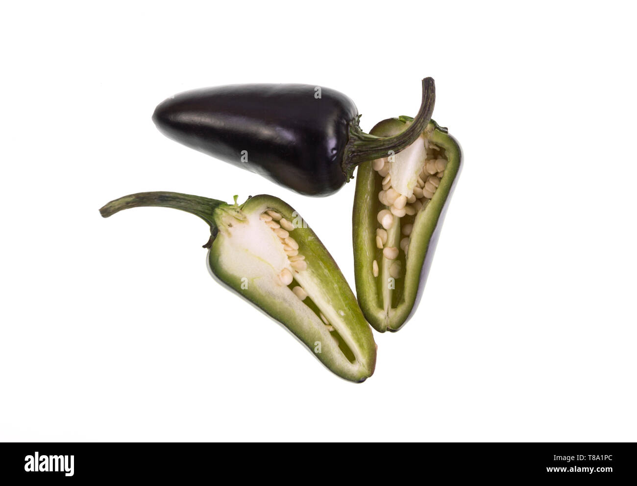 The Purple Jalapeno is a medium sized chili pepper of the species ...