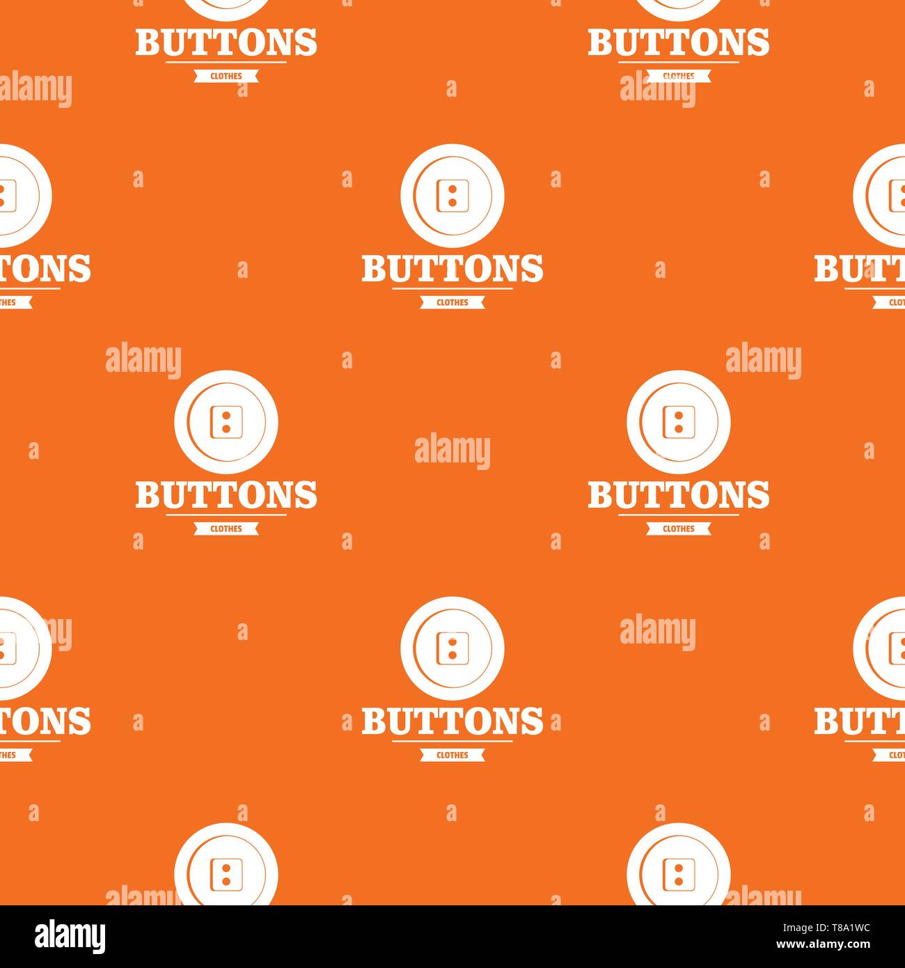 Clothes button textile pattern vector orange Stock Vector Image & Art ...