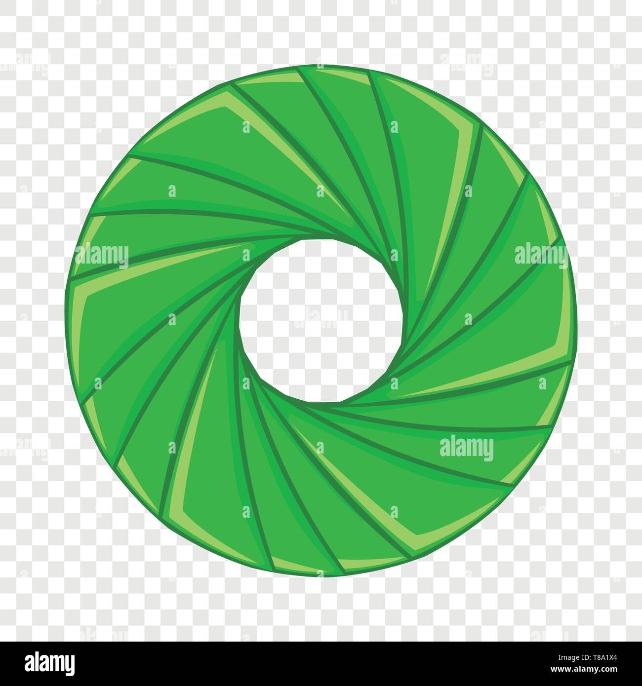 Green shutter icon, cartoon style Stock Vector Image & Art - Alamy