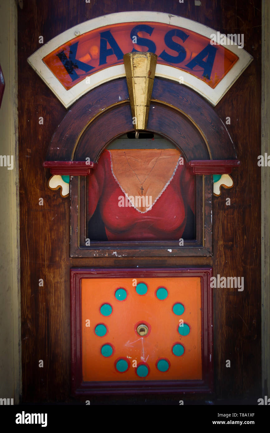 Perth, Western Australia,Australia - 20/01/2013 : Fortune teller box ...