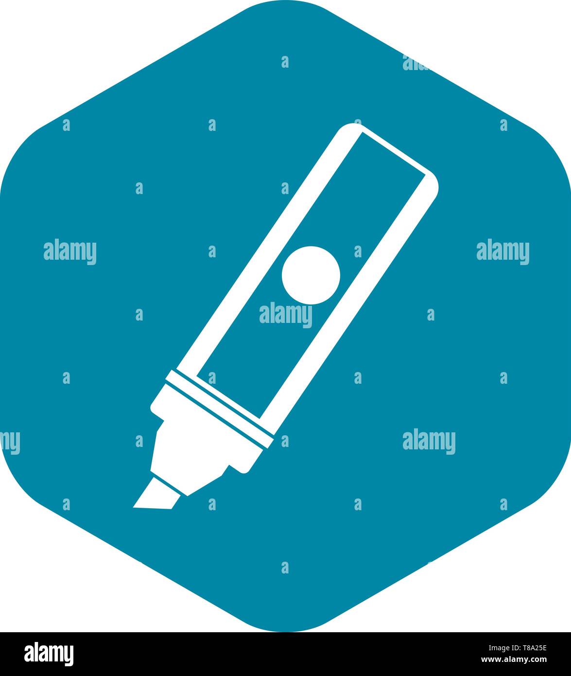 Permanent marker icon, simple style Stock Vector Image & Art - Alamy
