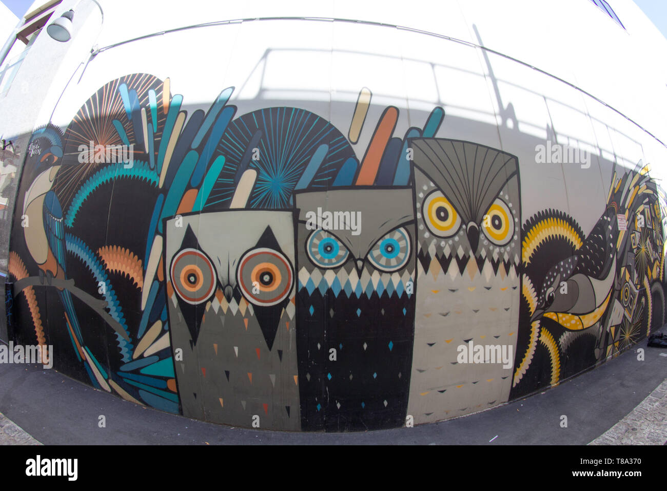 Perth, Western Australia, Australia -17/01/2013 : Street art, Graffiti ...