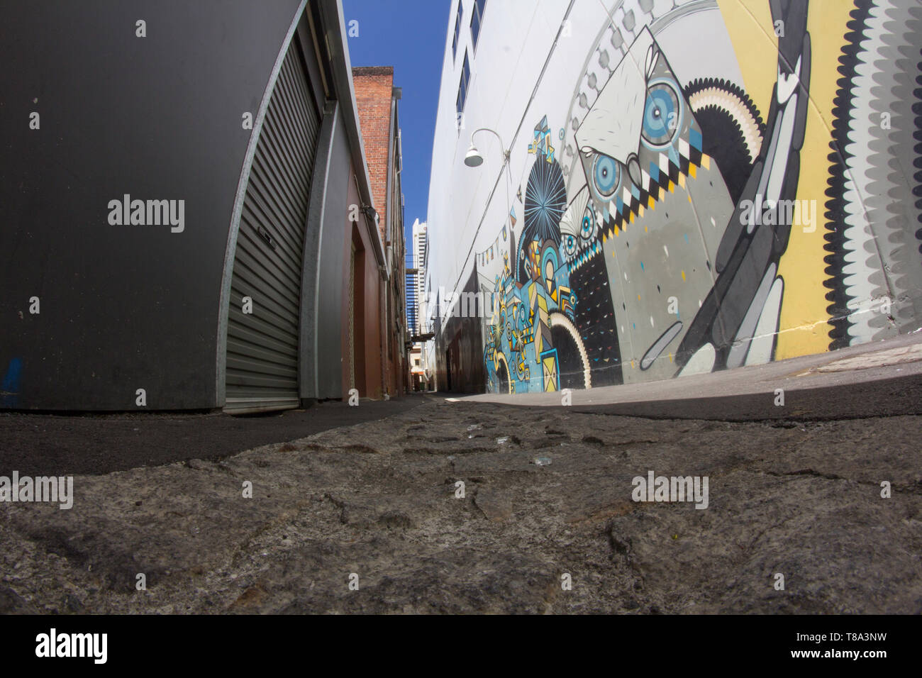 Perth, Western Australia, Australia -17/01/2013 : Street art, Graffiti ...