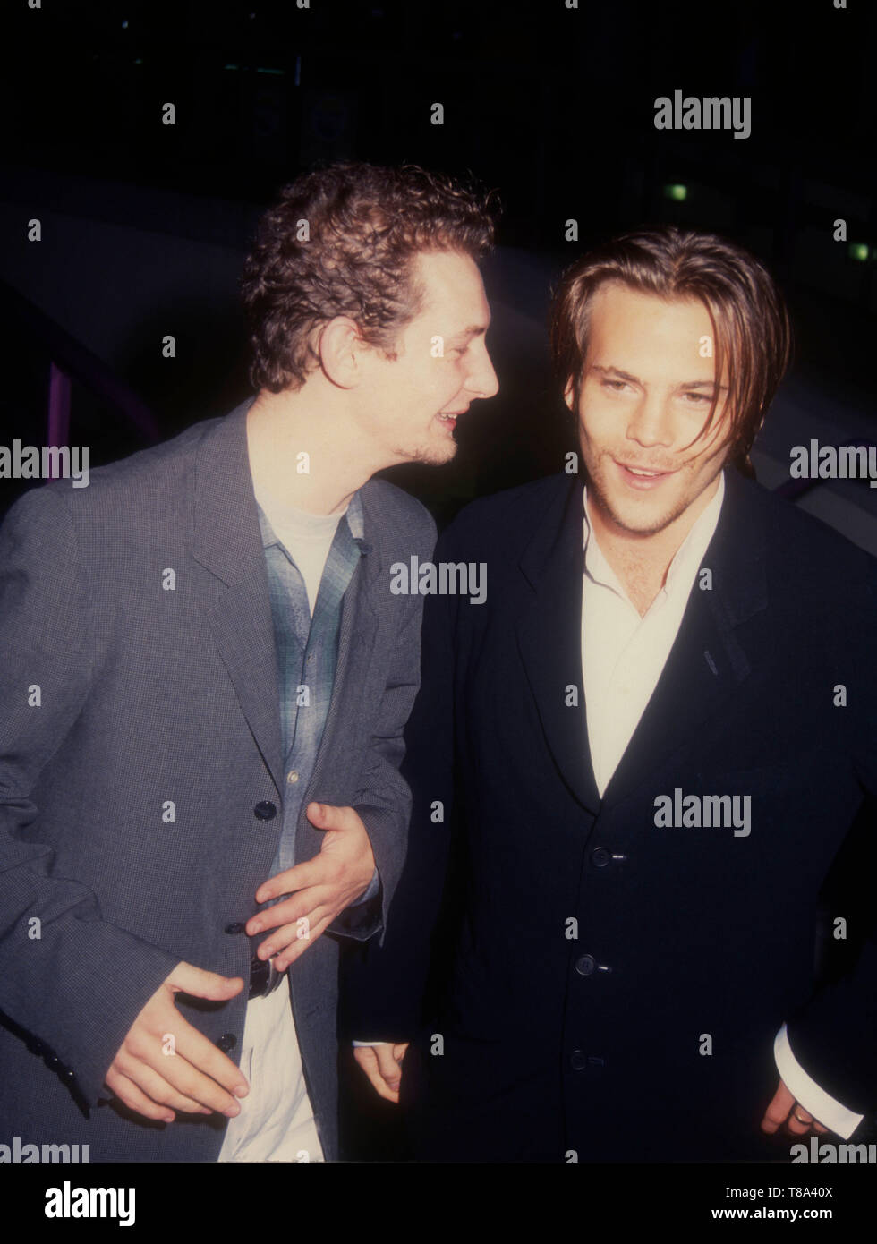 Hollywood, California, USA 13th April 1994 (L-R) Actor Ian Hart and ...
