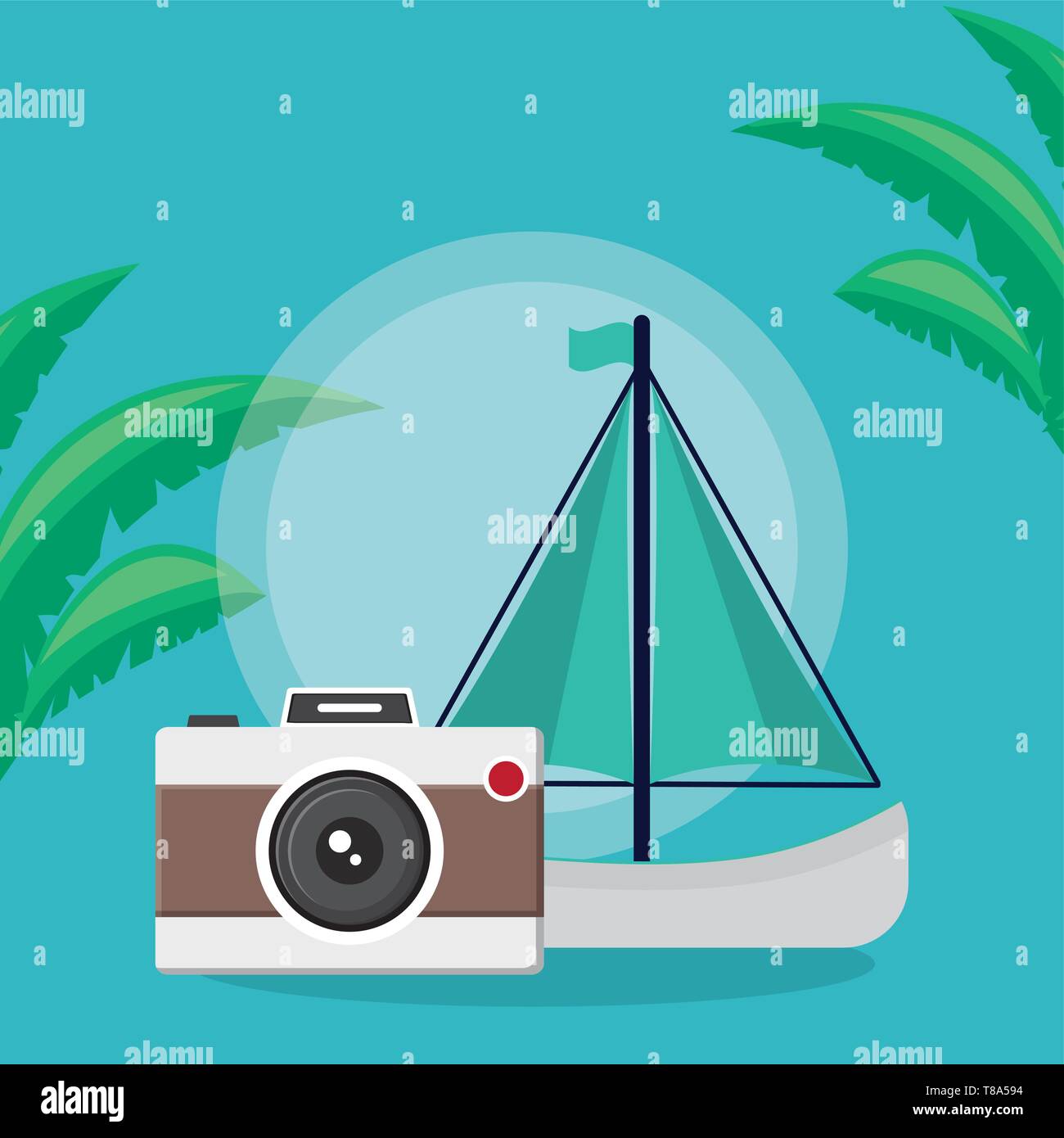 Shutter boat Stock Vector Images - Alamy
