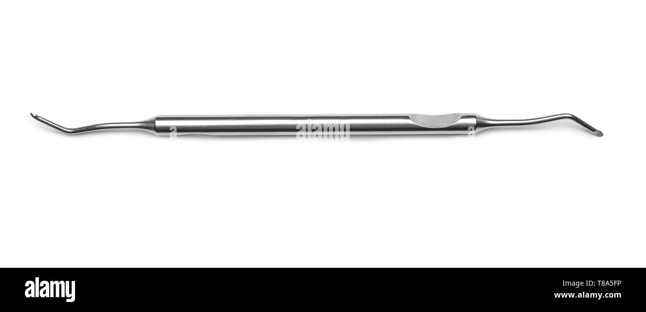 Dentist scaler on white background Stock Photo - Alamy