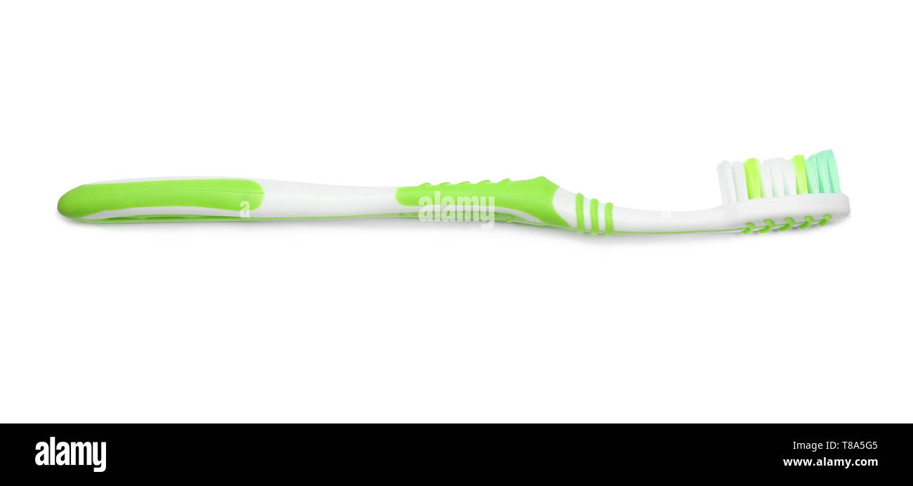 Toothbrush on white background Stock Photo - Alamy