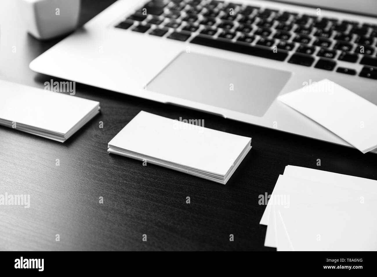 Laptop cards Black and White Stock Photos & Images - Alamy