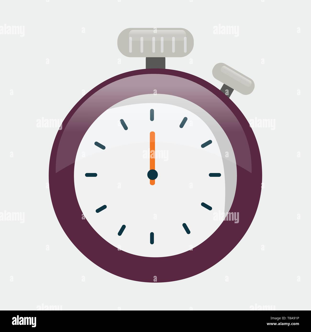 stop watch vector symbol illustration Stock Vector Image & Art - Alamy