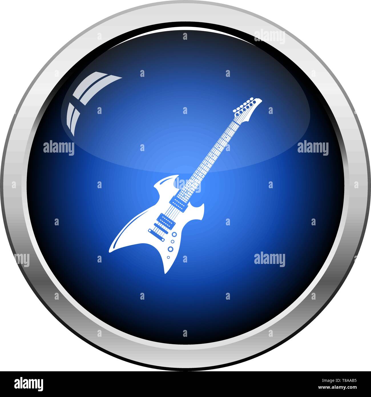 Electric Guitar Icons Font