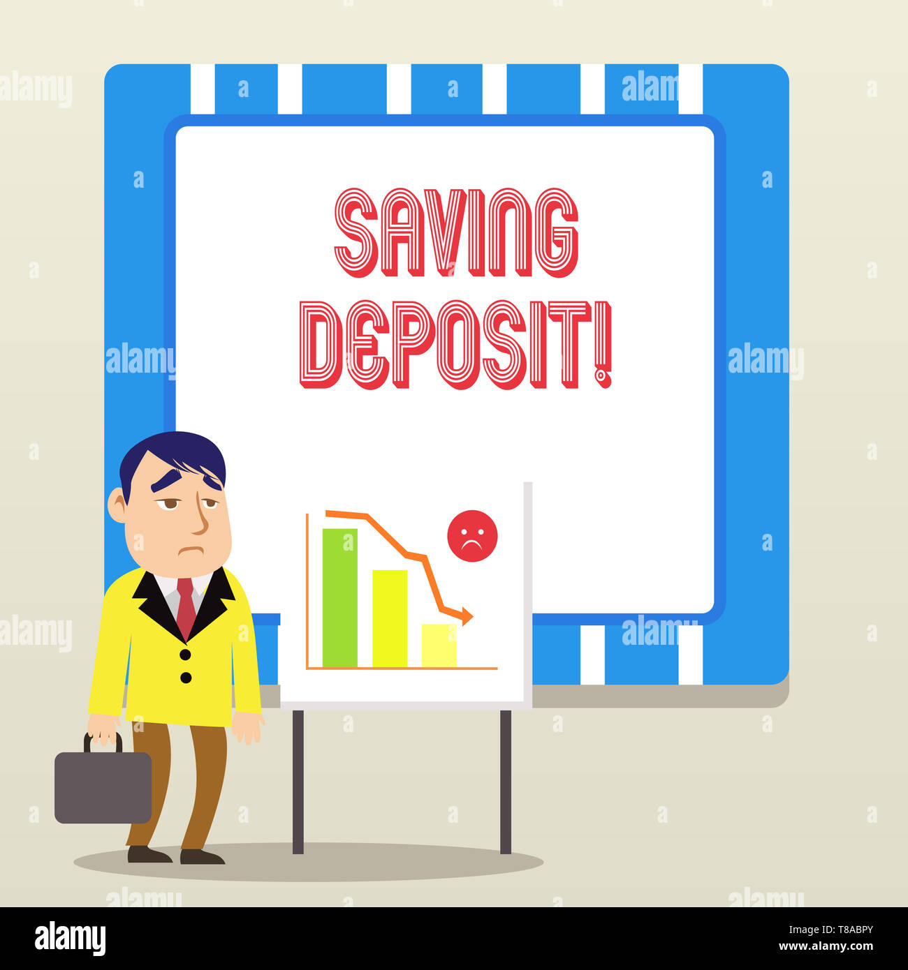 Word writing text Saving Deposit. Business photo showcasing drawing ...