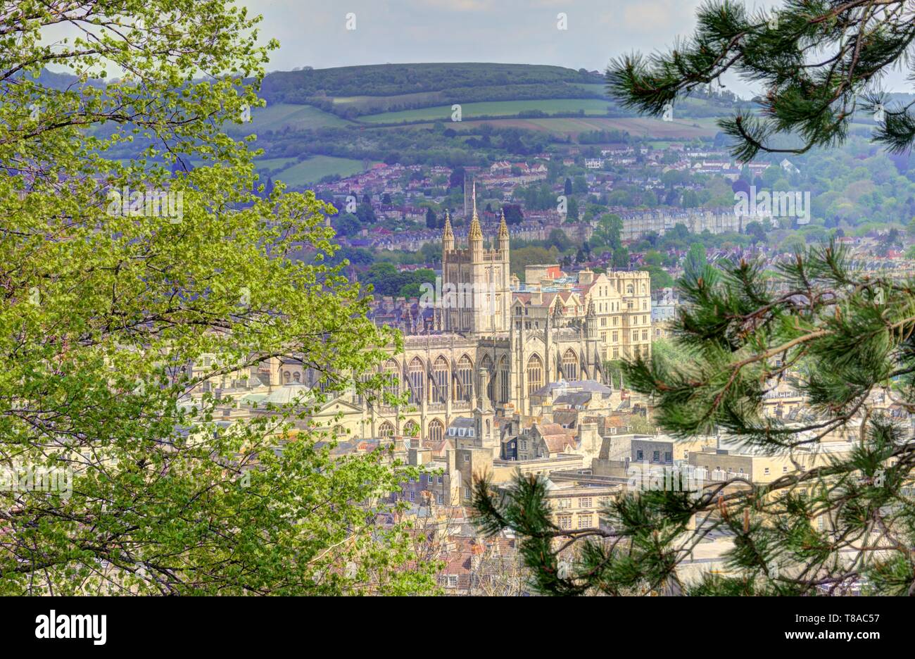 Bath skyline HDR Stock Photo - Alamy