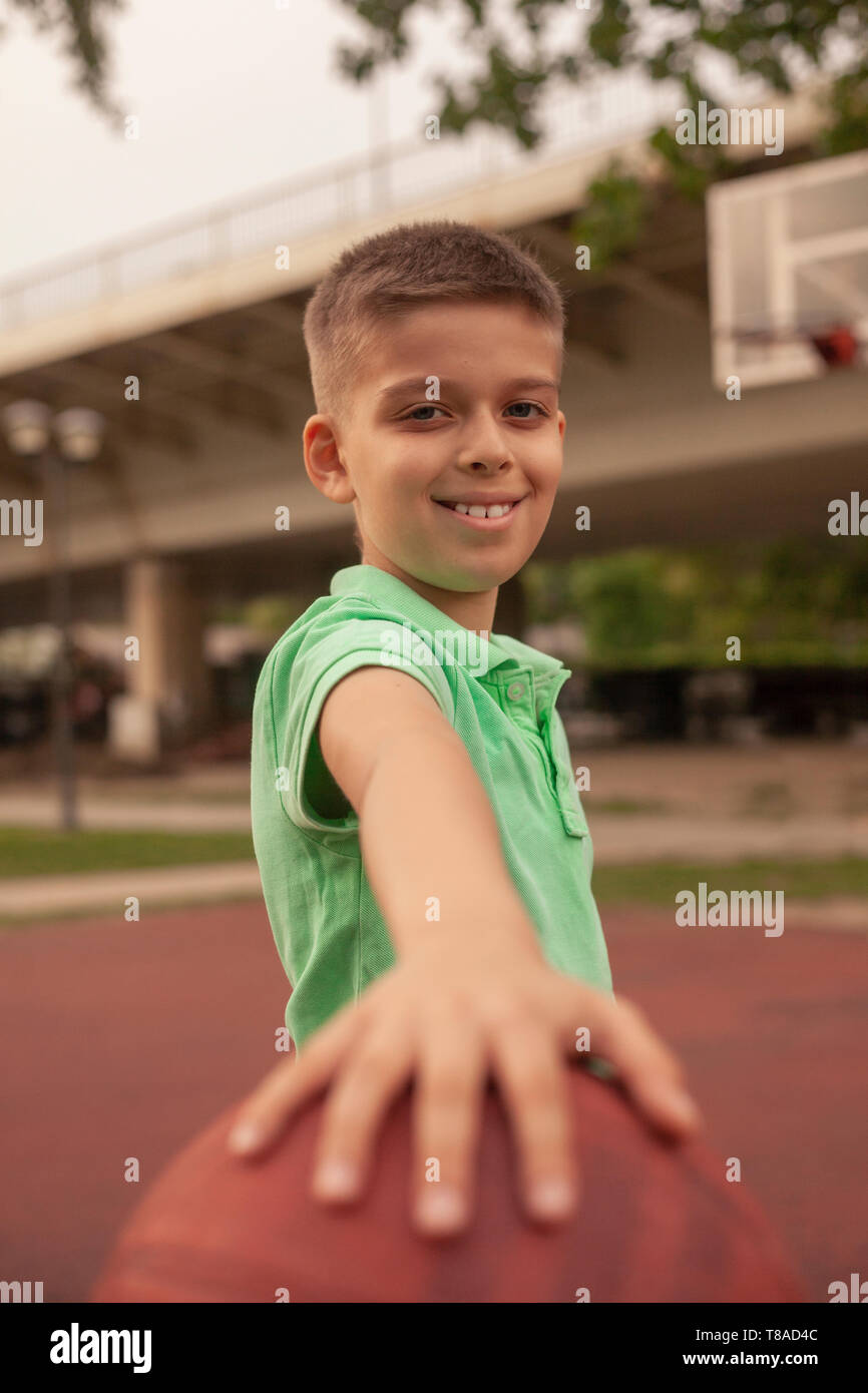 Nine years old boy hi-res stock photography and images - Alamy