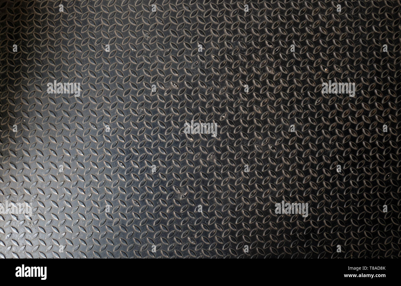 Metal floor plate with diamond steel pattern, metal sheet texture ...