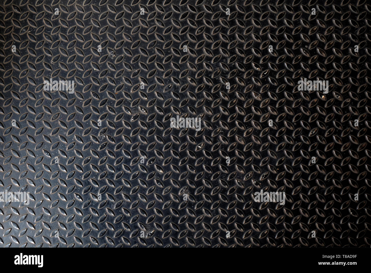 Metal floor plate with diamond steel pattern, metal sheet texture ...