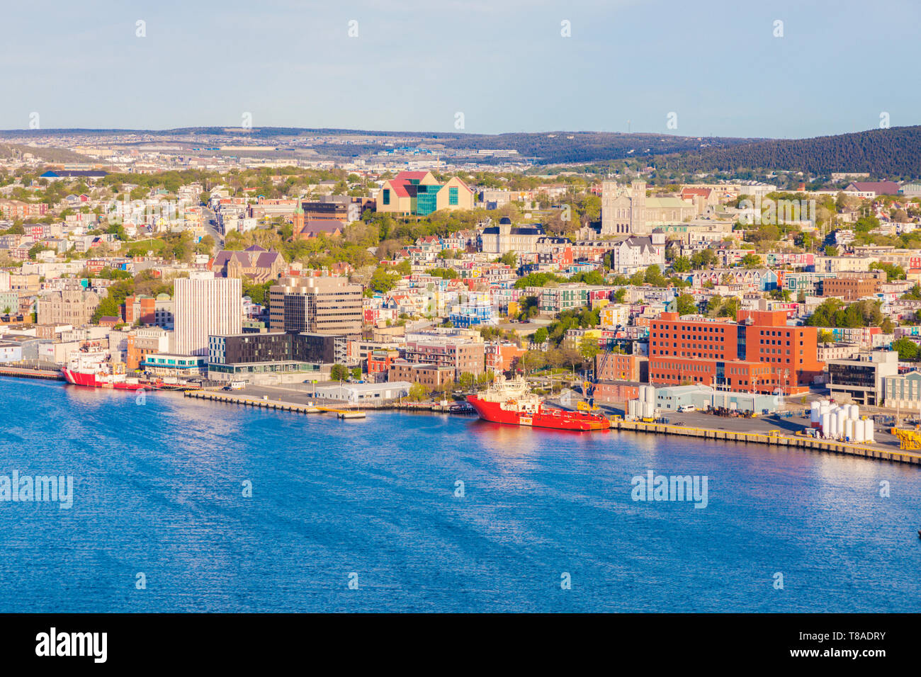 Panorama of St. John's, Newfoundland. St. John's, Newfoundland and ...