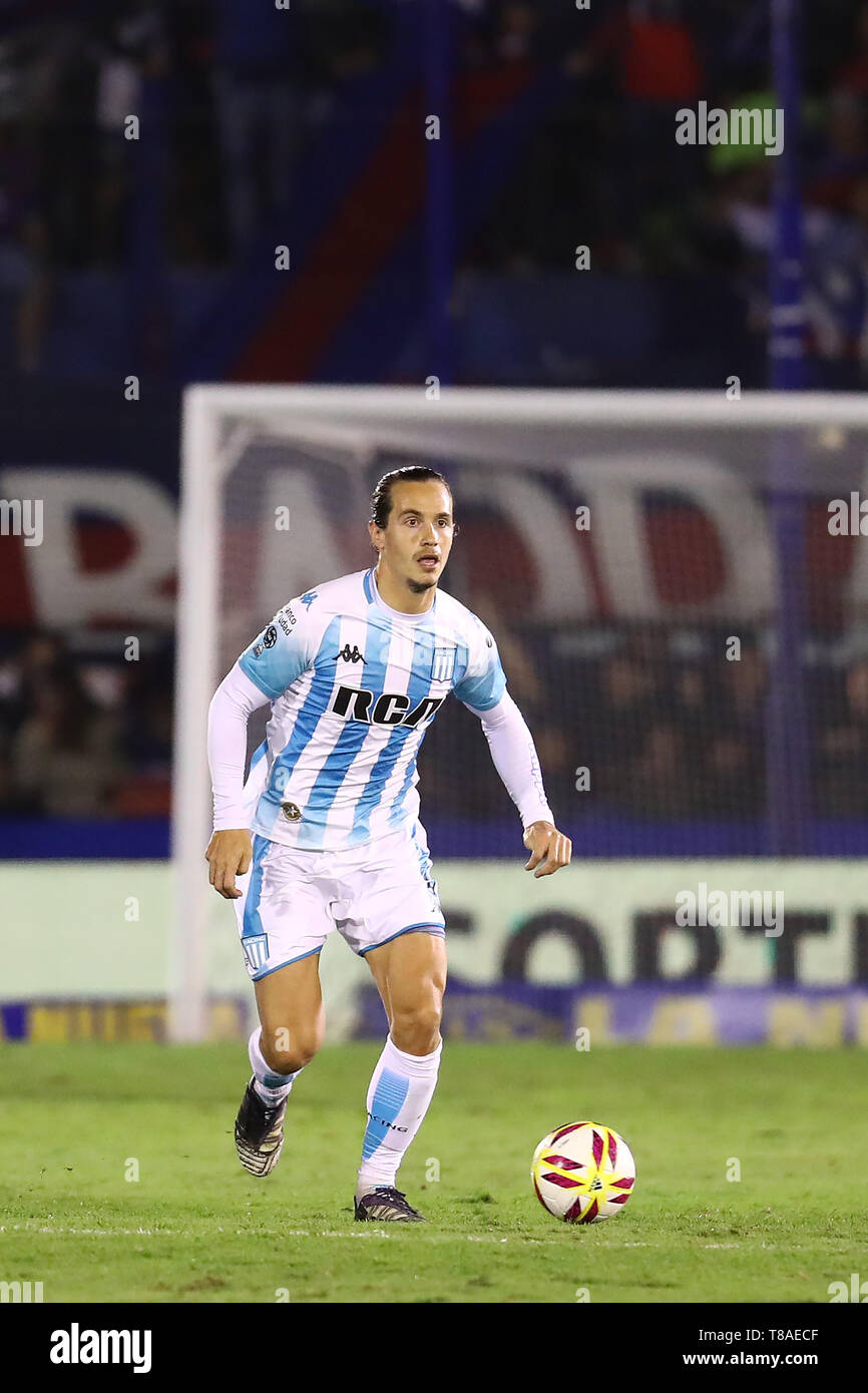 Buenos Aires, Argentina - May 11, 2019: Lucas Orban(Racing) holding the ...