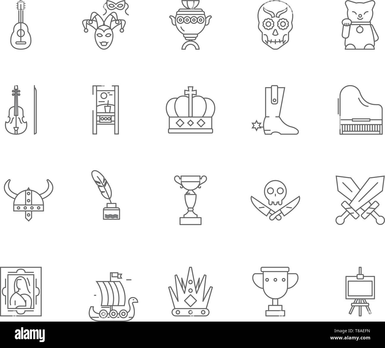 Collectibles memorabilia Stock Vector Images - Alamy