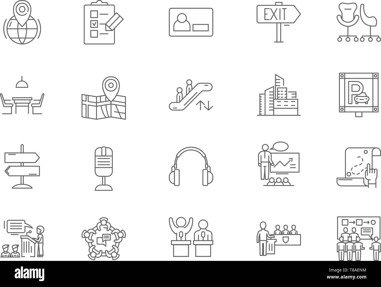 Conference and exhibition venue Stock Vector Images - Alamy