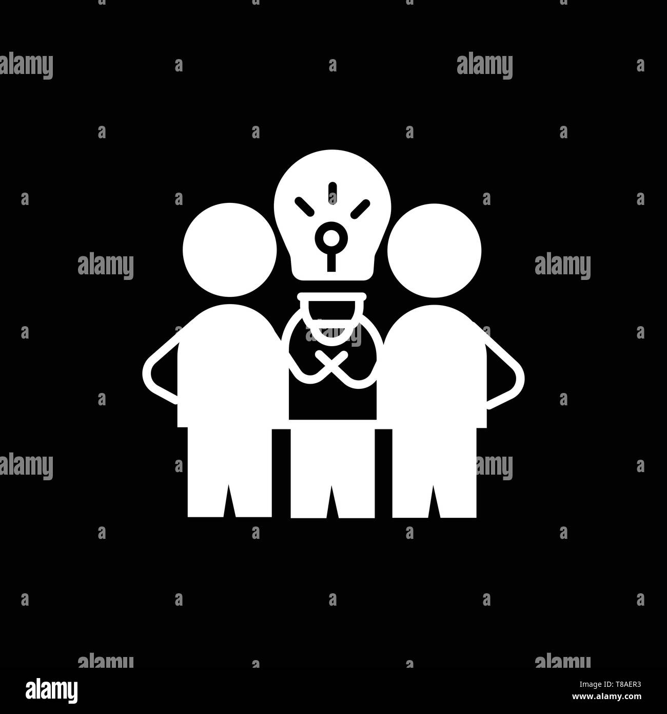 Business idea icon Black and White Stock Photos & Images - Alamy