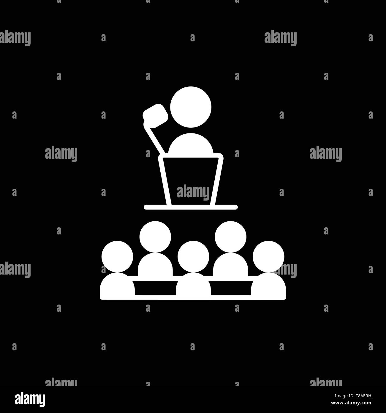 Presentation icon. vector sign symbol Presentation icon Stock Vector ...