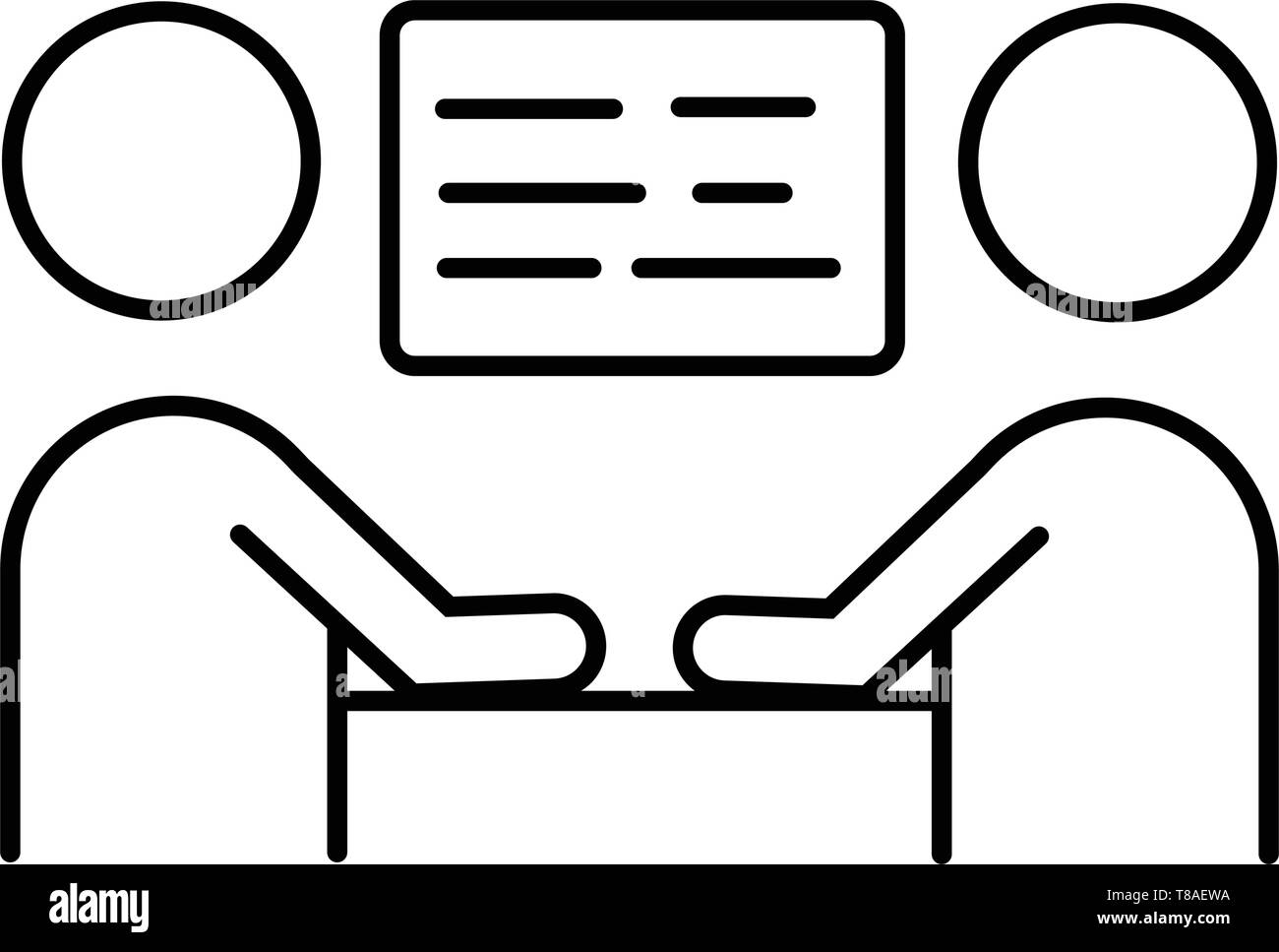 Teamwork meeting happy business Black and White Stock Photos & Images ...