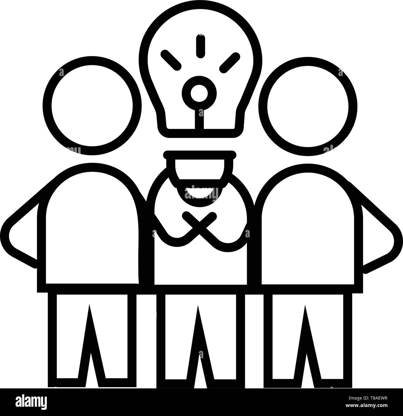 Business idea icon. vector sign symbol Stock Vector Image & Art - Alamy