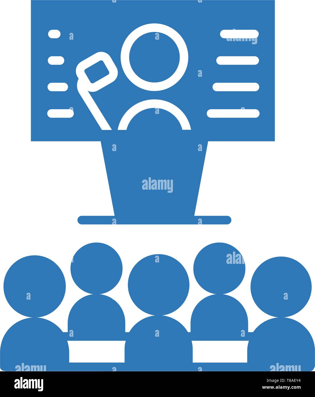 Presentation icon. vector sign symbol Presentation icon Stock Vector ...