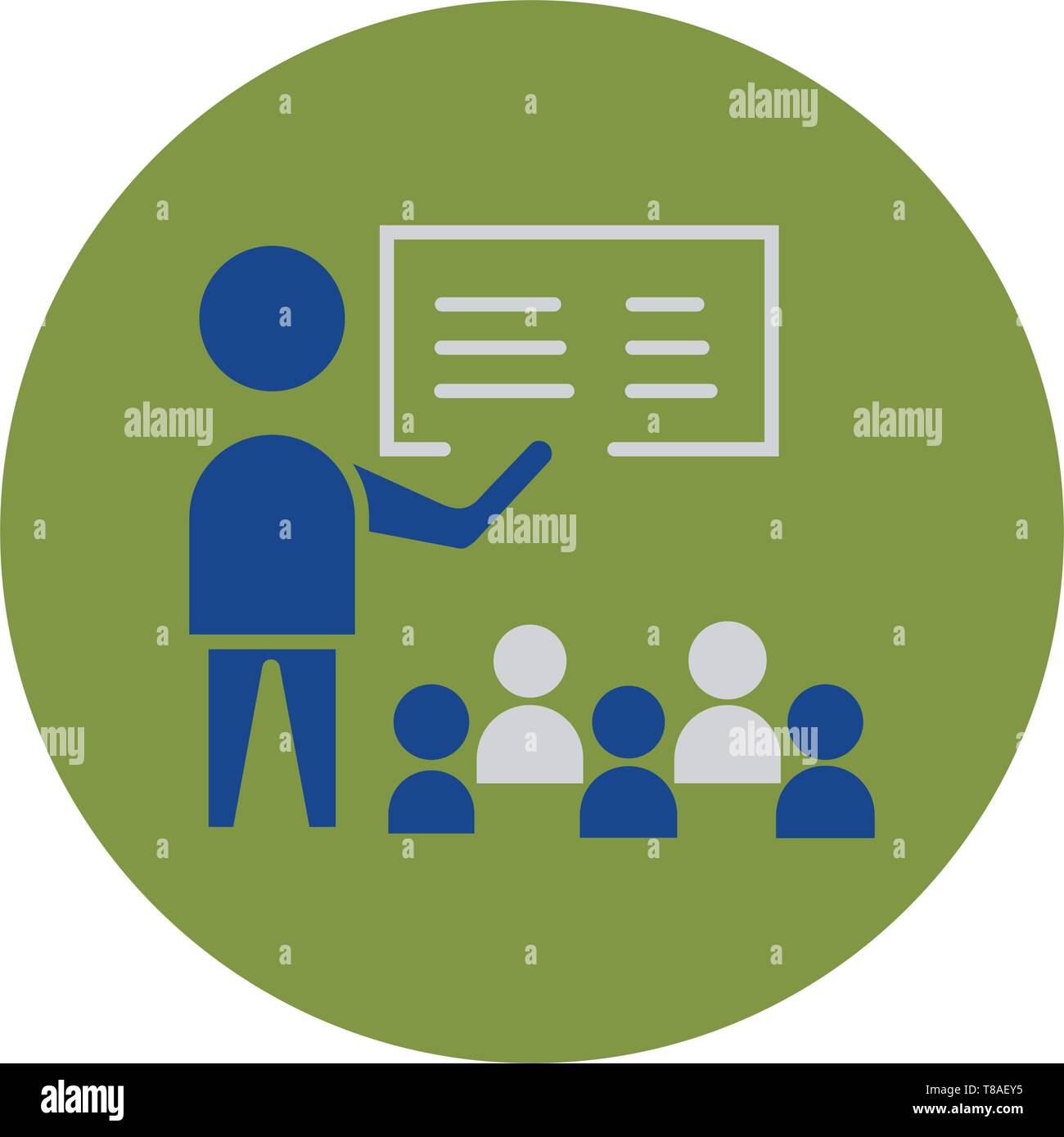 Presentation icon. vector sign symbol Stock Vector Image & Art - Alamy