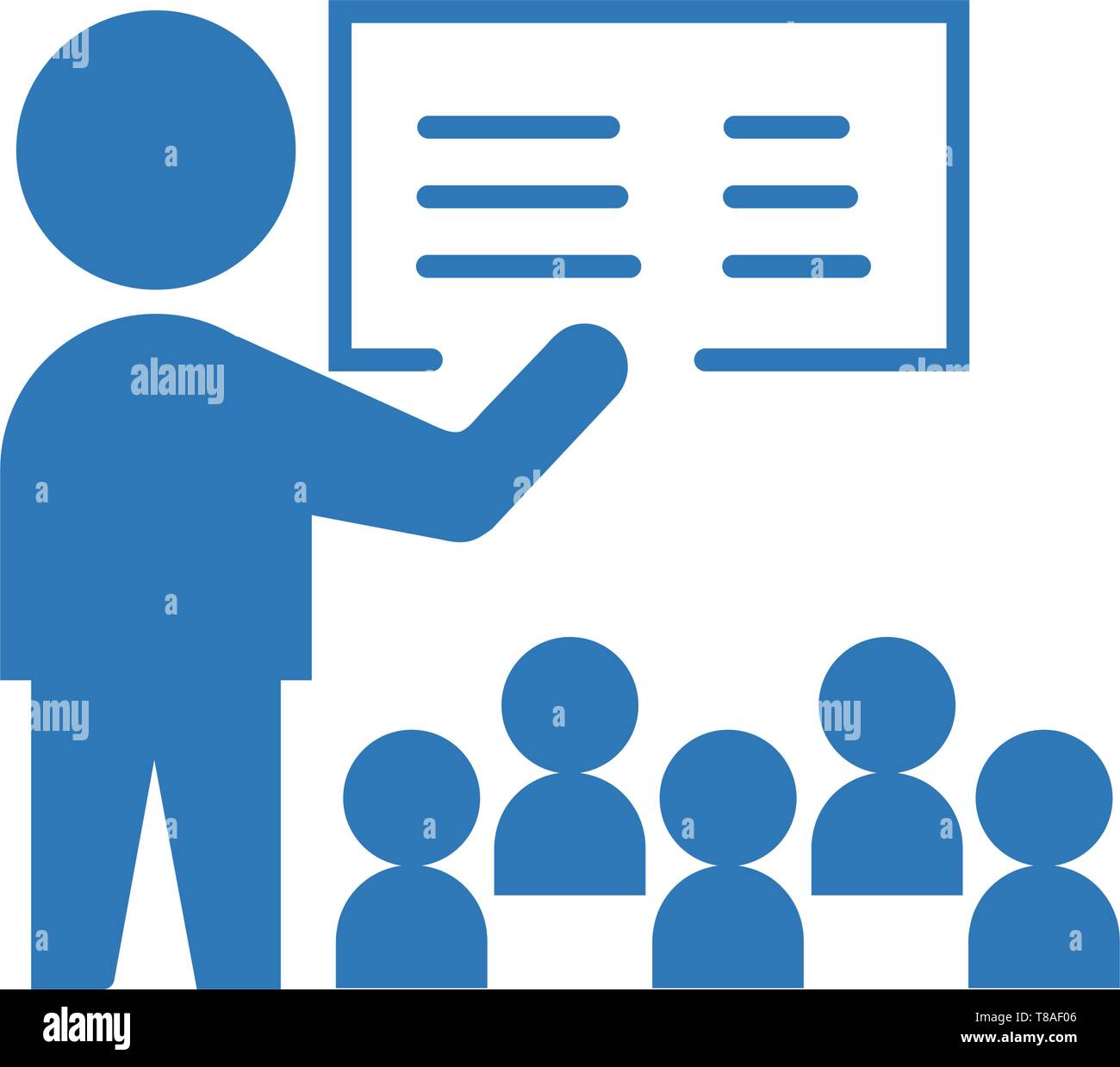 Presentation icon. vector sign symbol Stock Vector Image & Art - Alamy