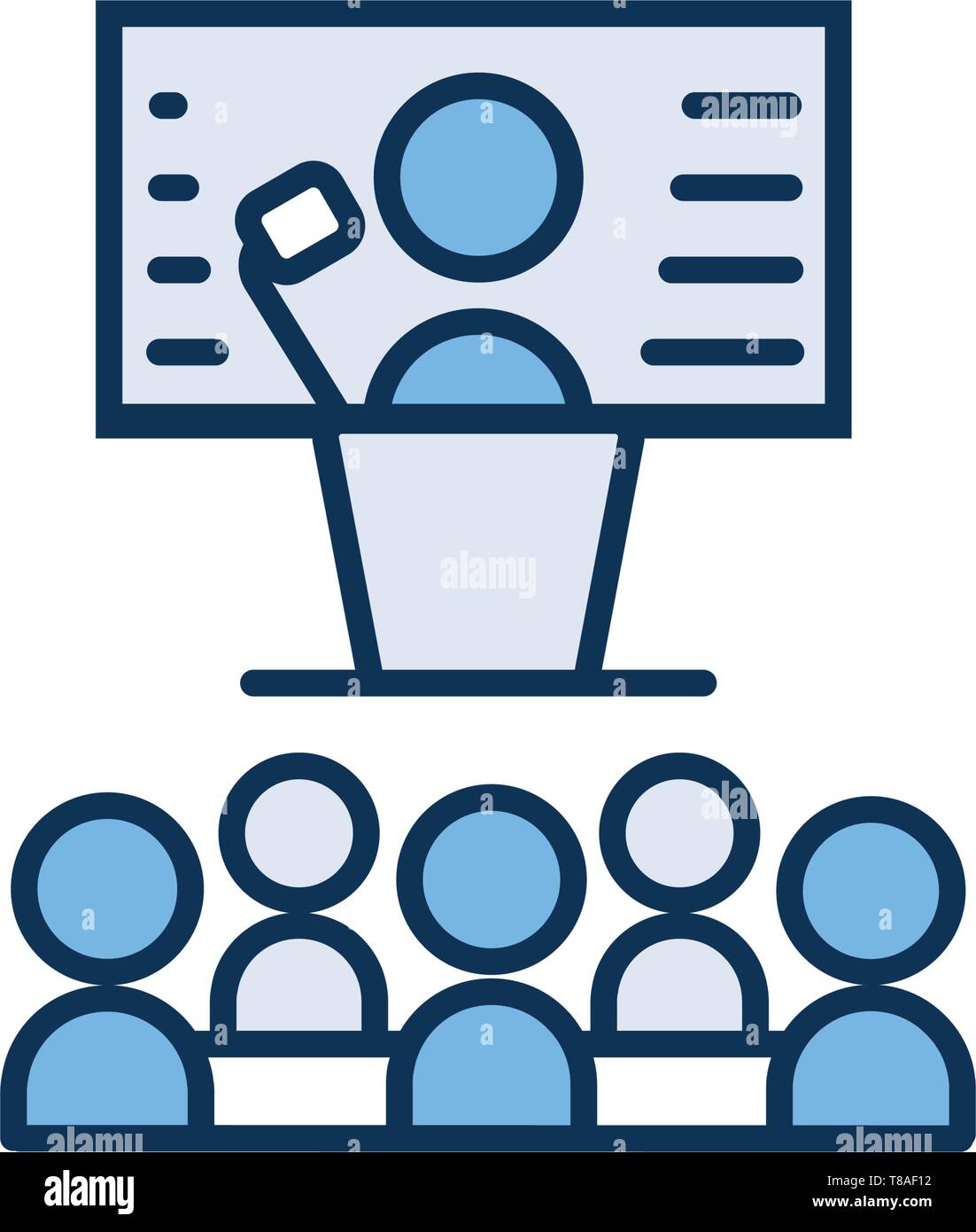 Presentation icon. vector sign symbol Presentation icon Stock Vector ...