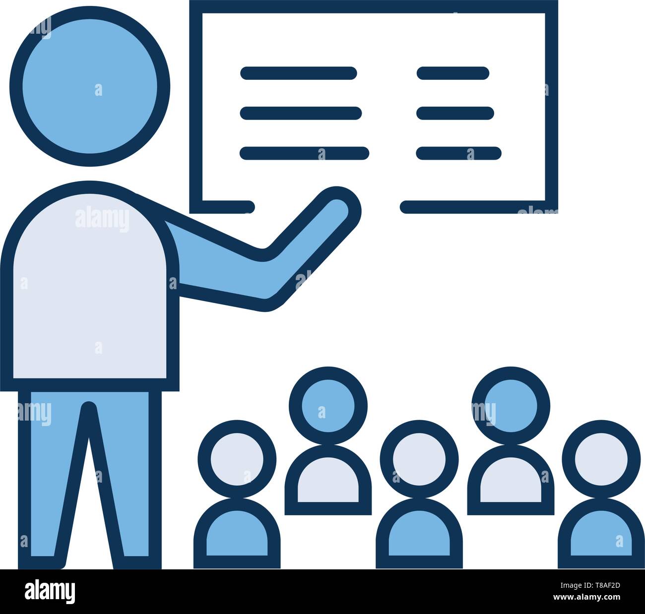 Presentation icon. vector sign symbol Stock Vector Image & Art - Alamy