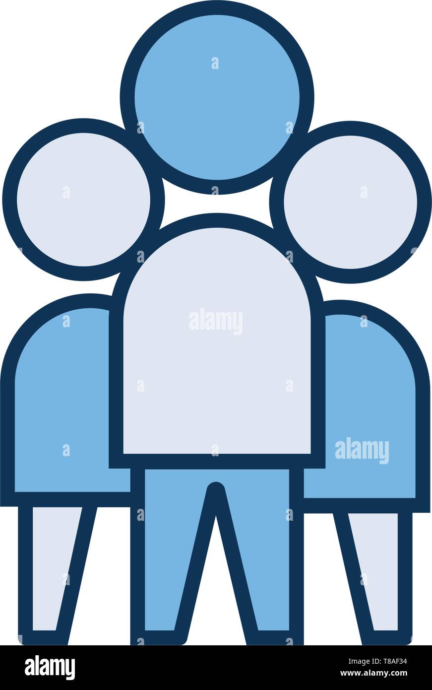 Team work icon Stock Vector Images - Alamy