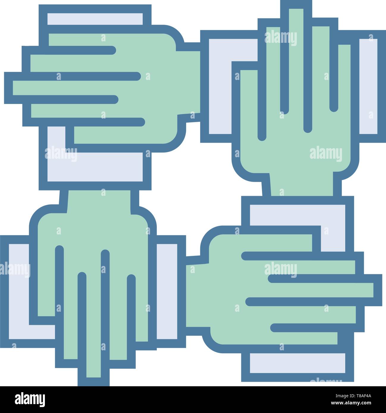 Cooperation icon. vector sign symbol Stock Vector Image & Art - Alamy