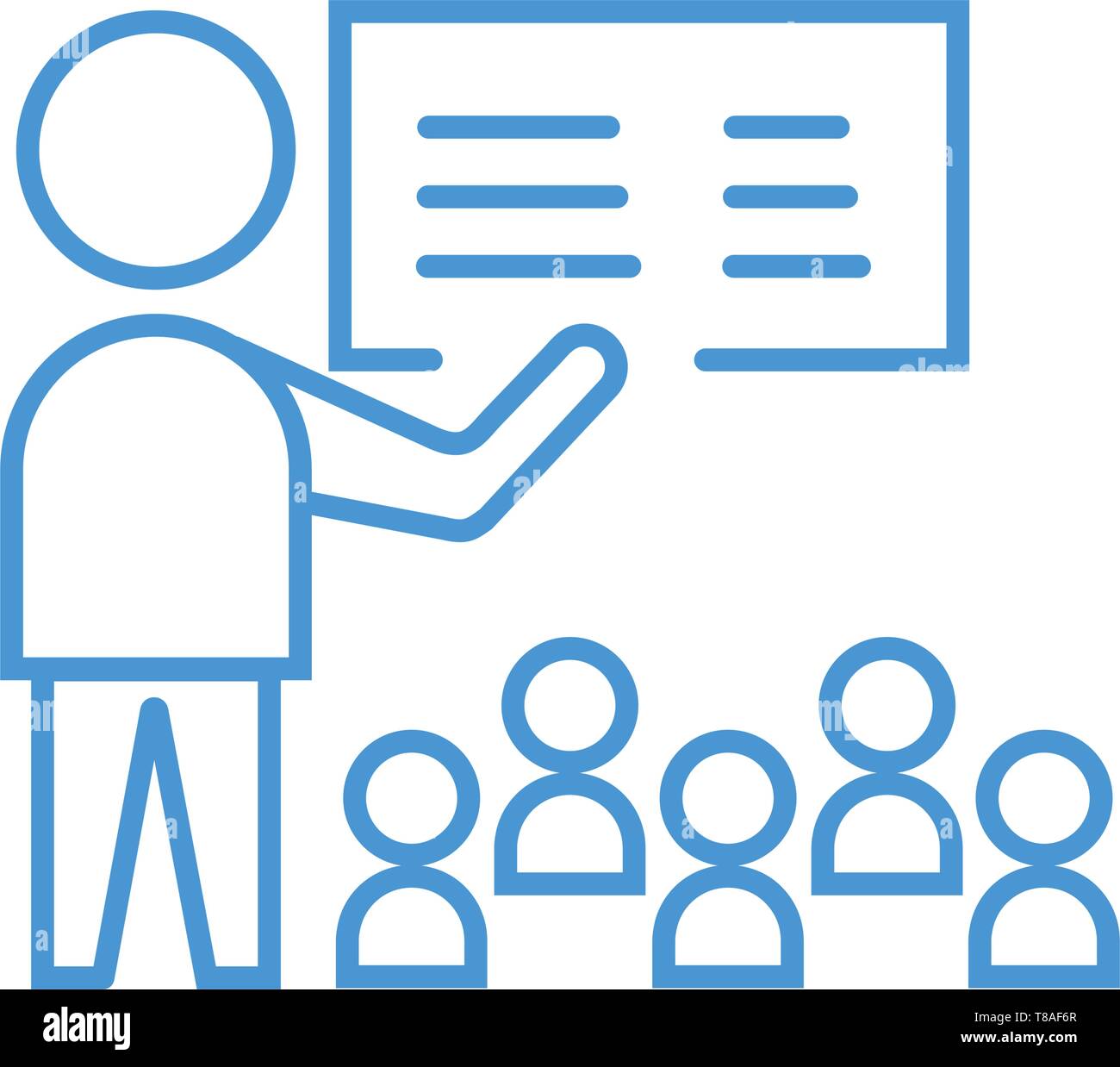 Presentation icon. vector sign symbol Stock Vector Image & Art - Alamy