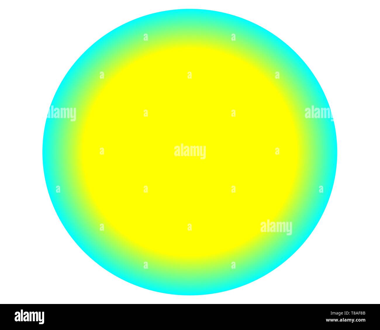 Laser circle frame yellow color hi-res stock photography and images - Alamy
