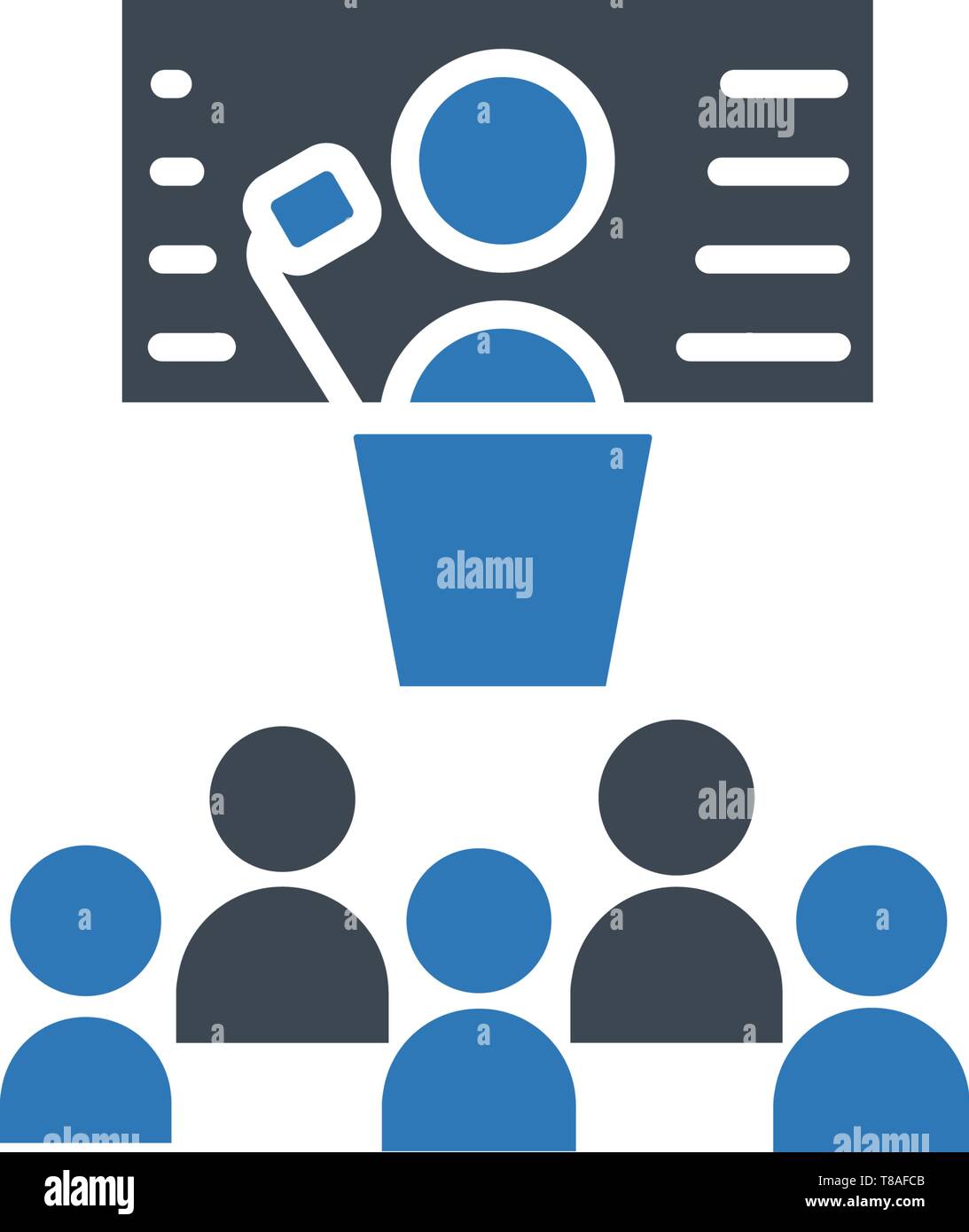 Presentation icon. vector sign symbol Presentation icon Stock Vector ...