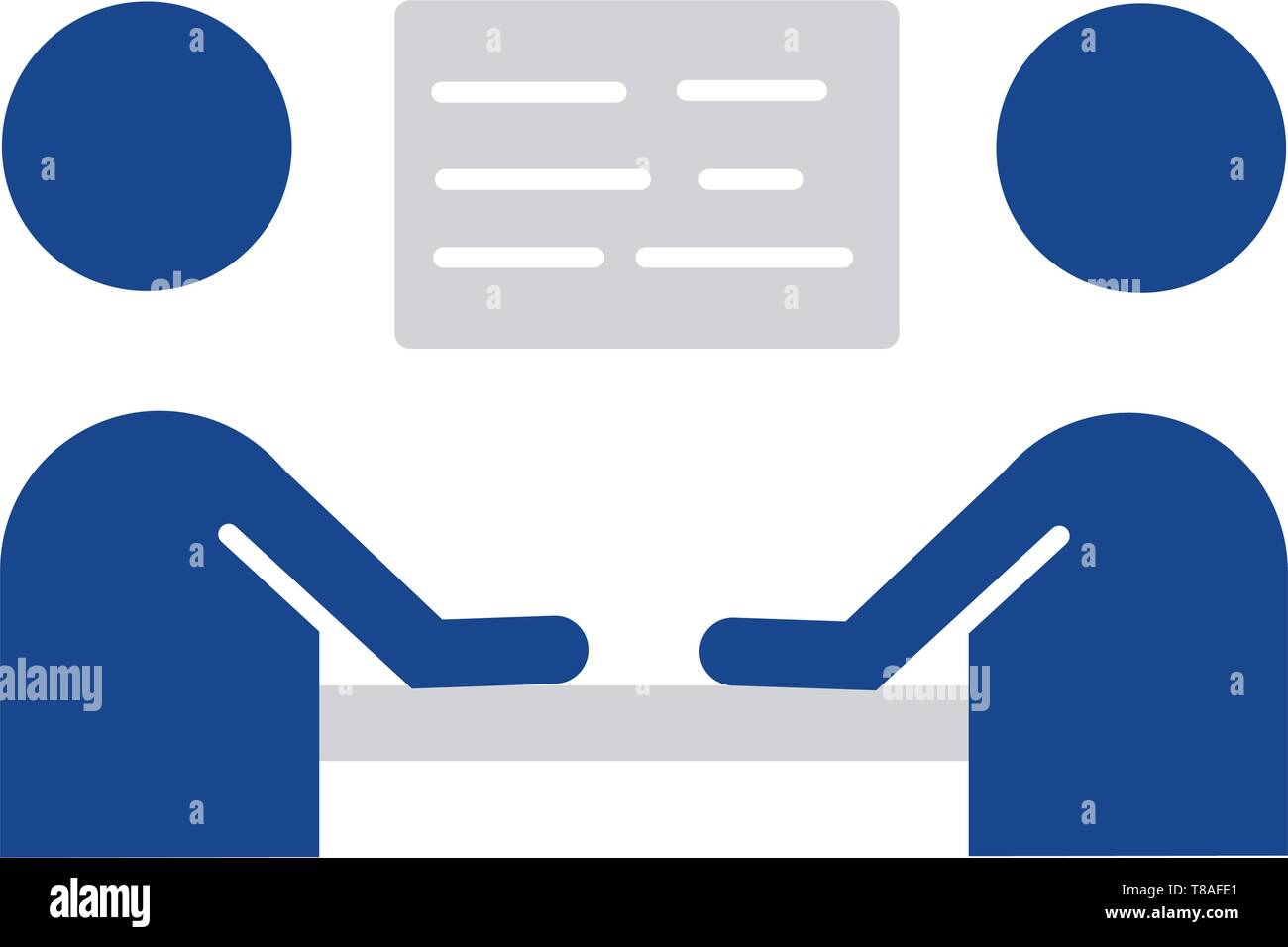 business meeting icon. Vector sign symbol Stock Vector Image & Art - Alamy