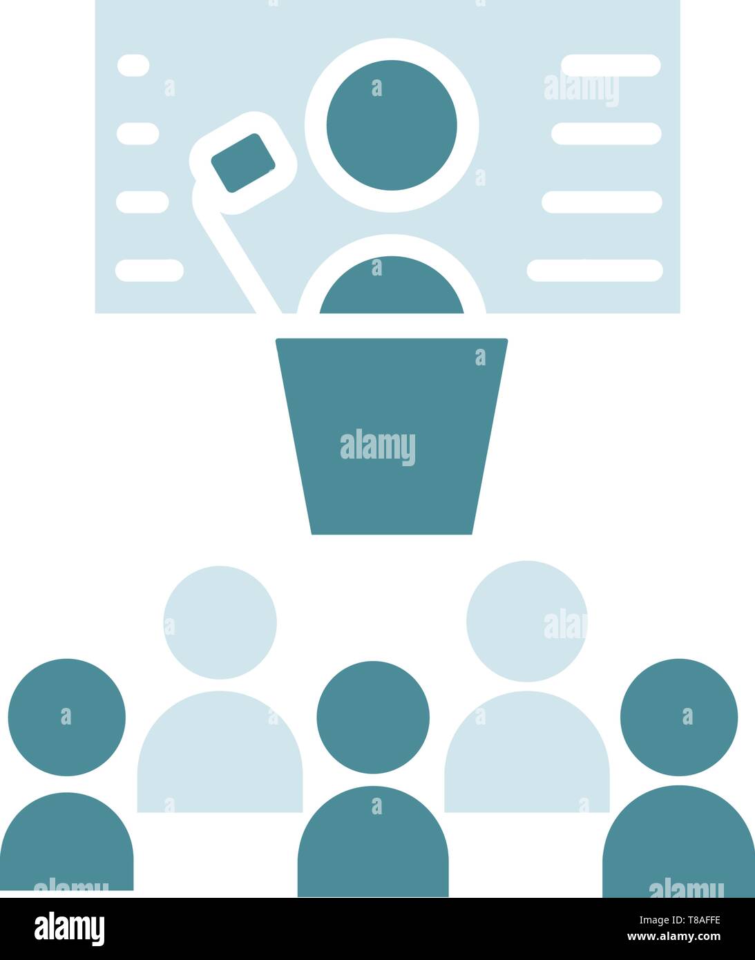 Presentation icon. vector sign symbol Presentation icon Stock Vector ...