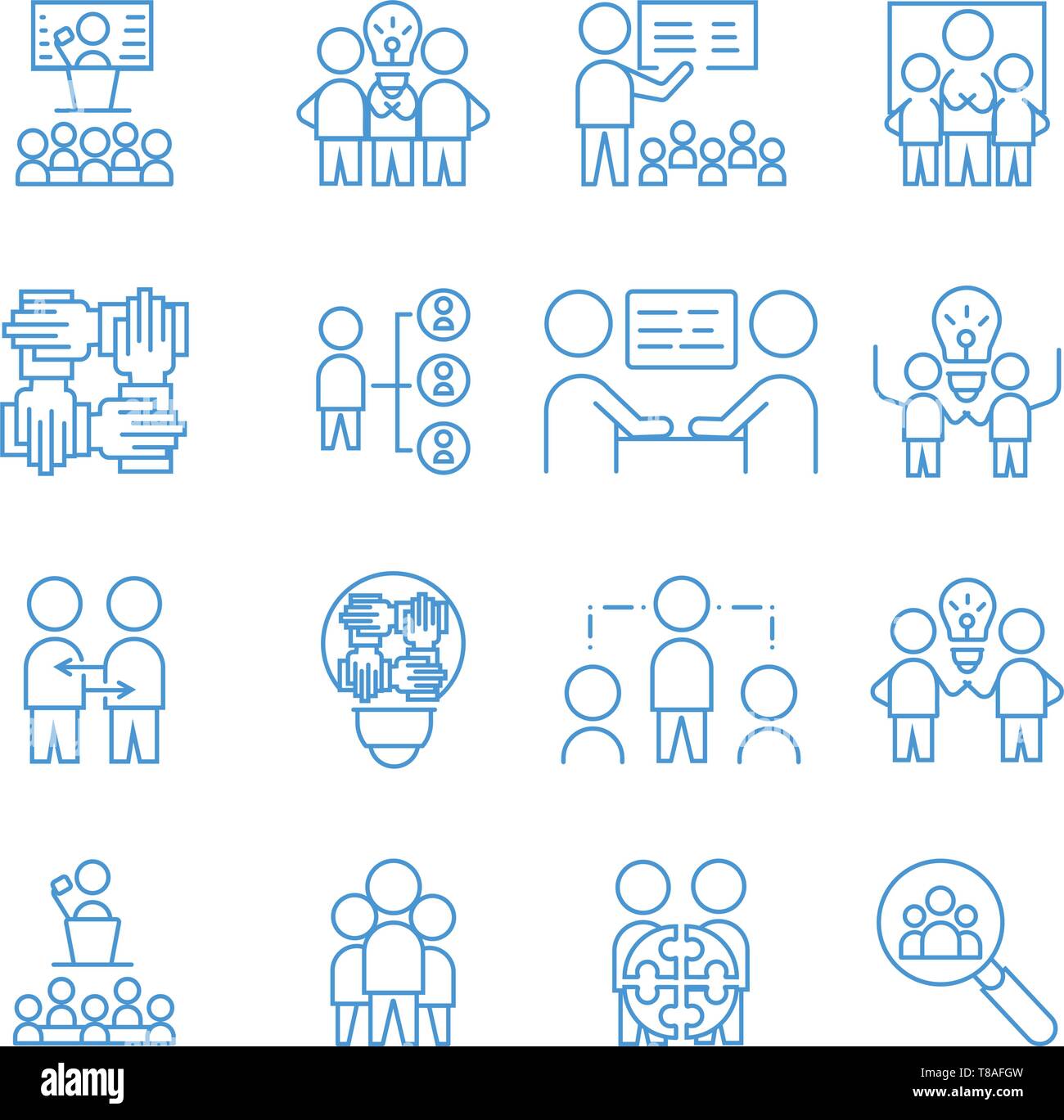 Vector People Work Icons