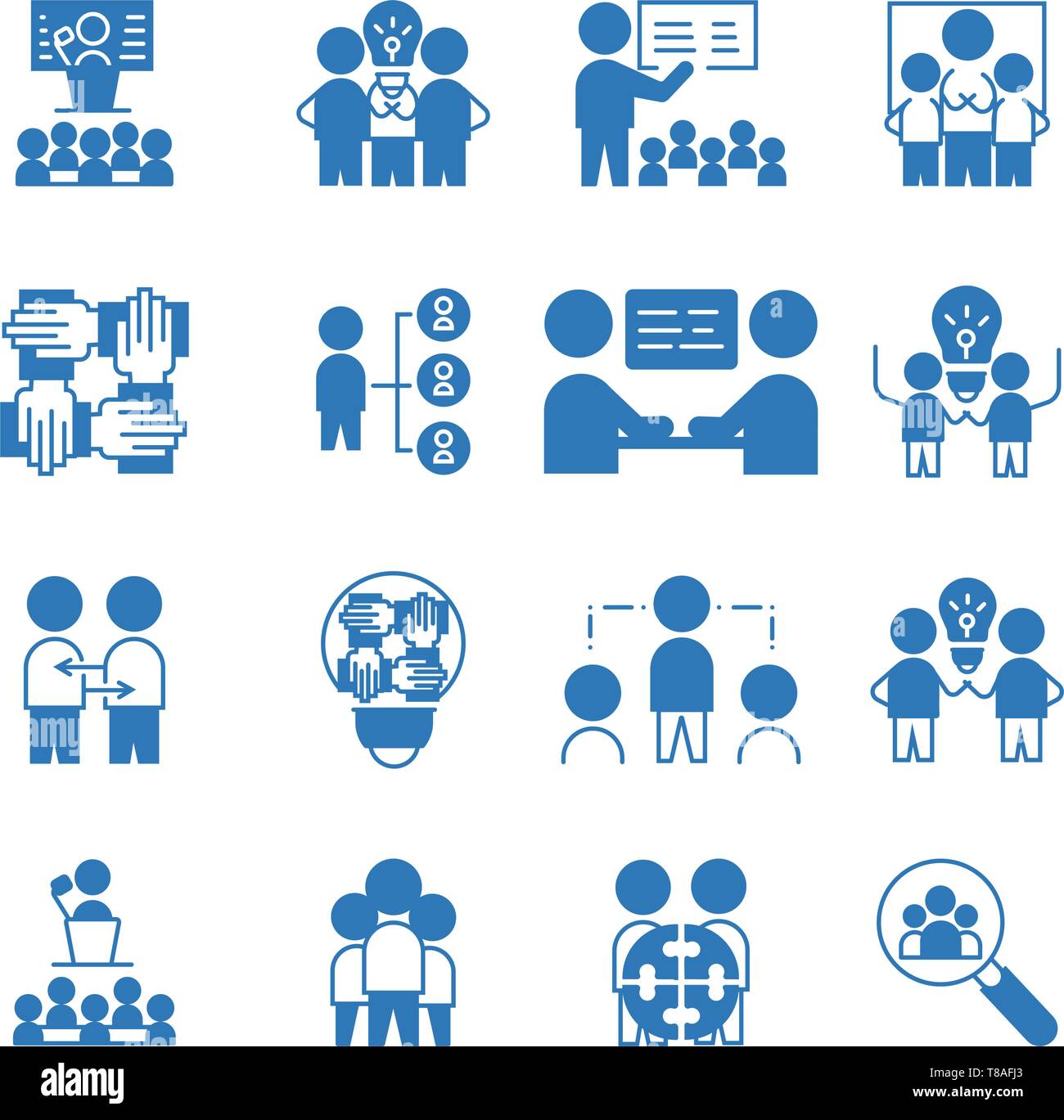 Blue sign employee engagement symbol hi-res stock photography and ...