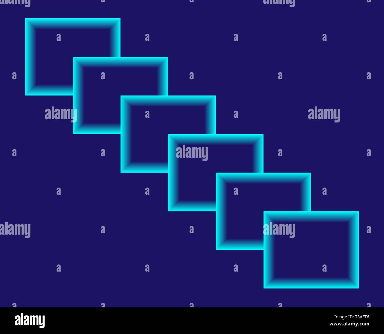 abstract background neon bright blue squares Stock Vector Image & Art ...