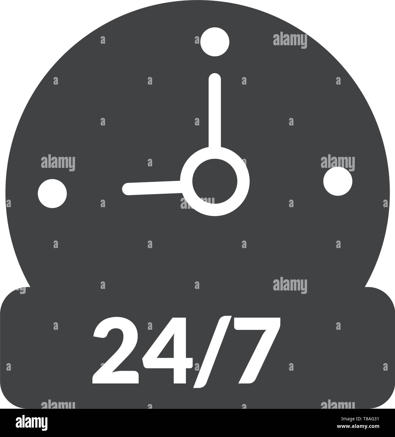 opening hour icon- Full editable opening hour vector icon for website ...