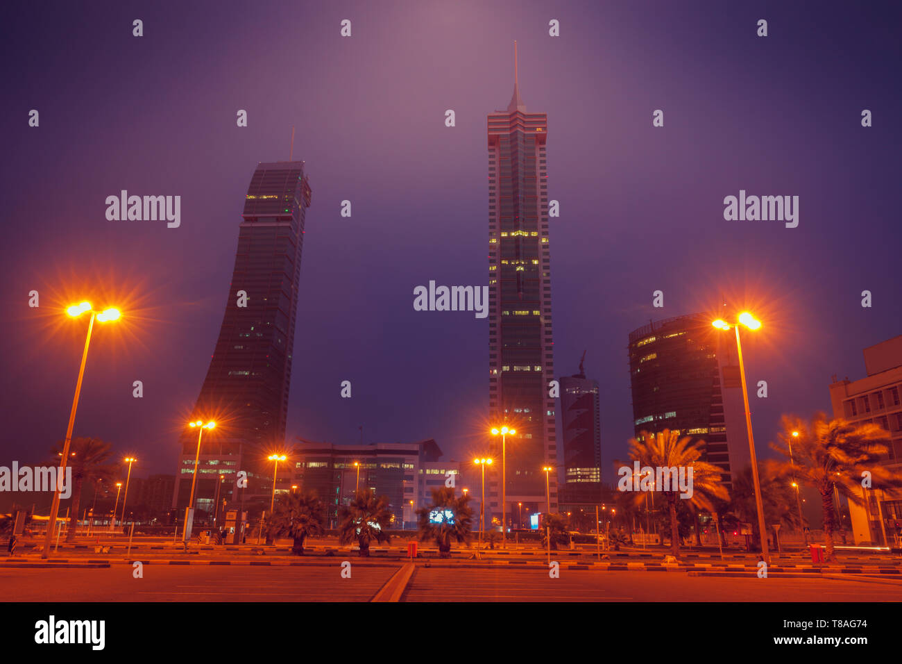 Modern architecture of Manama. Manama, Bahrain Stock Photo - Alamy