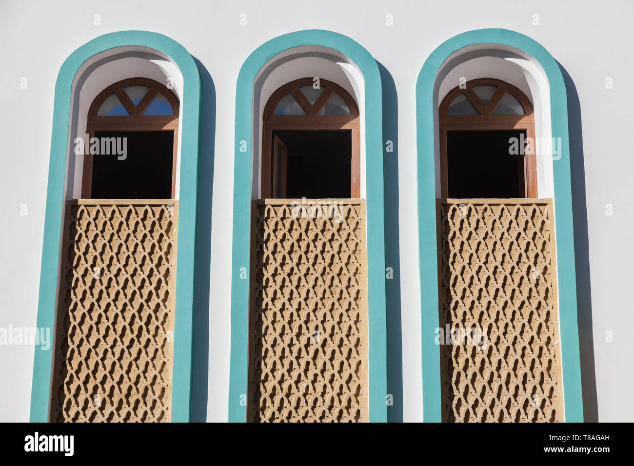 Windows of the Mosque in Dakhla. Dakhla, Western Sahara, Morocco Stock ...