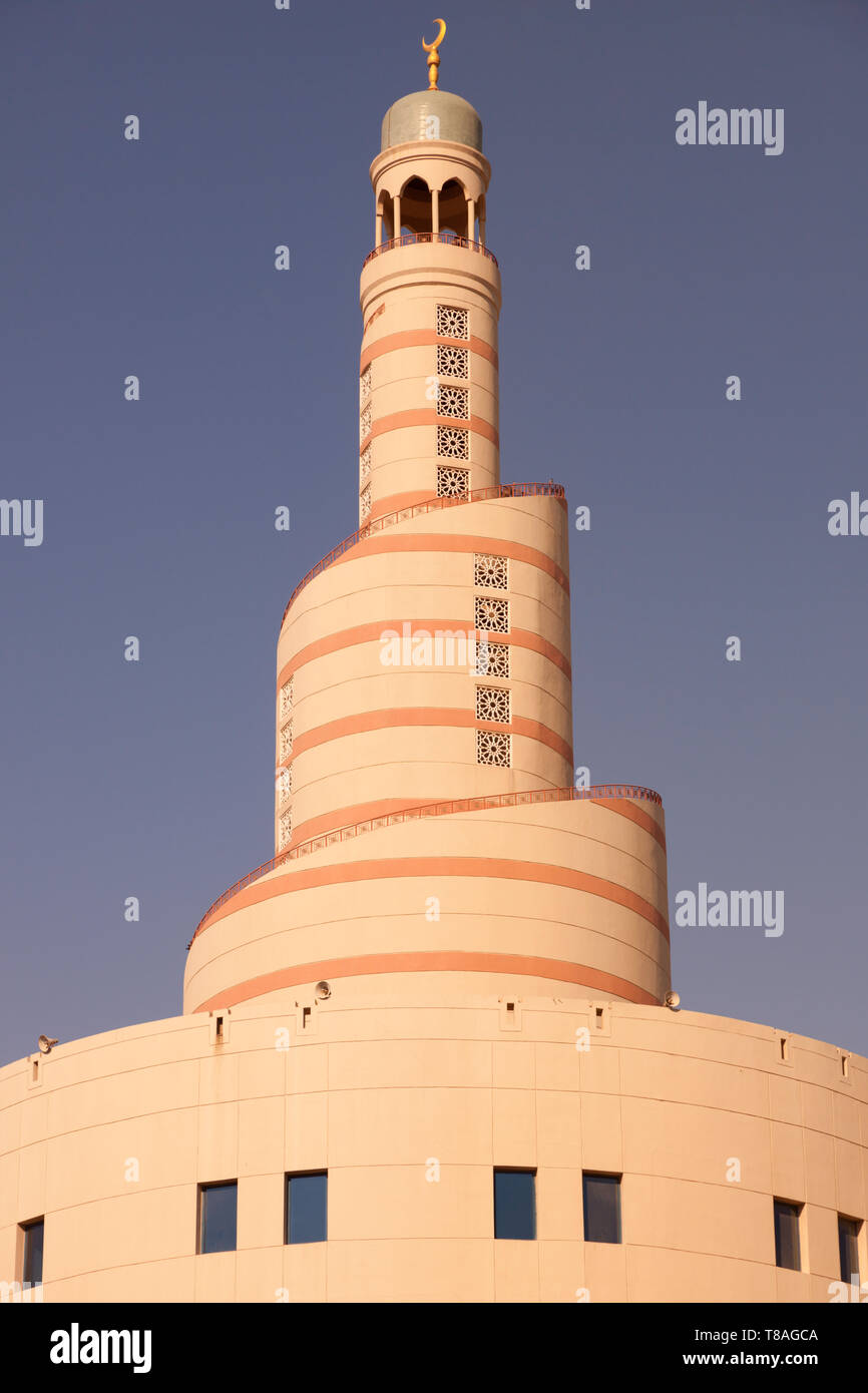 The Fanar Mosque in Doha. Doha, Ad-Dawhah, Qatar Stock Photo - Alamy