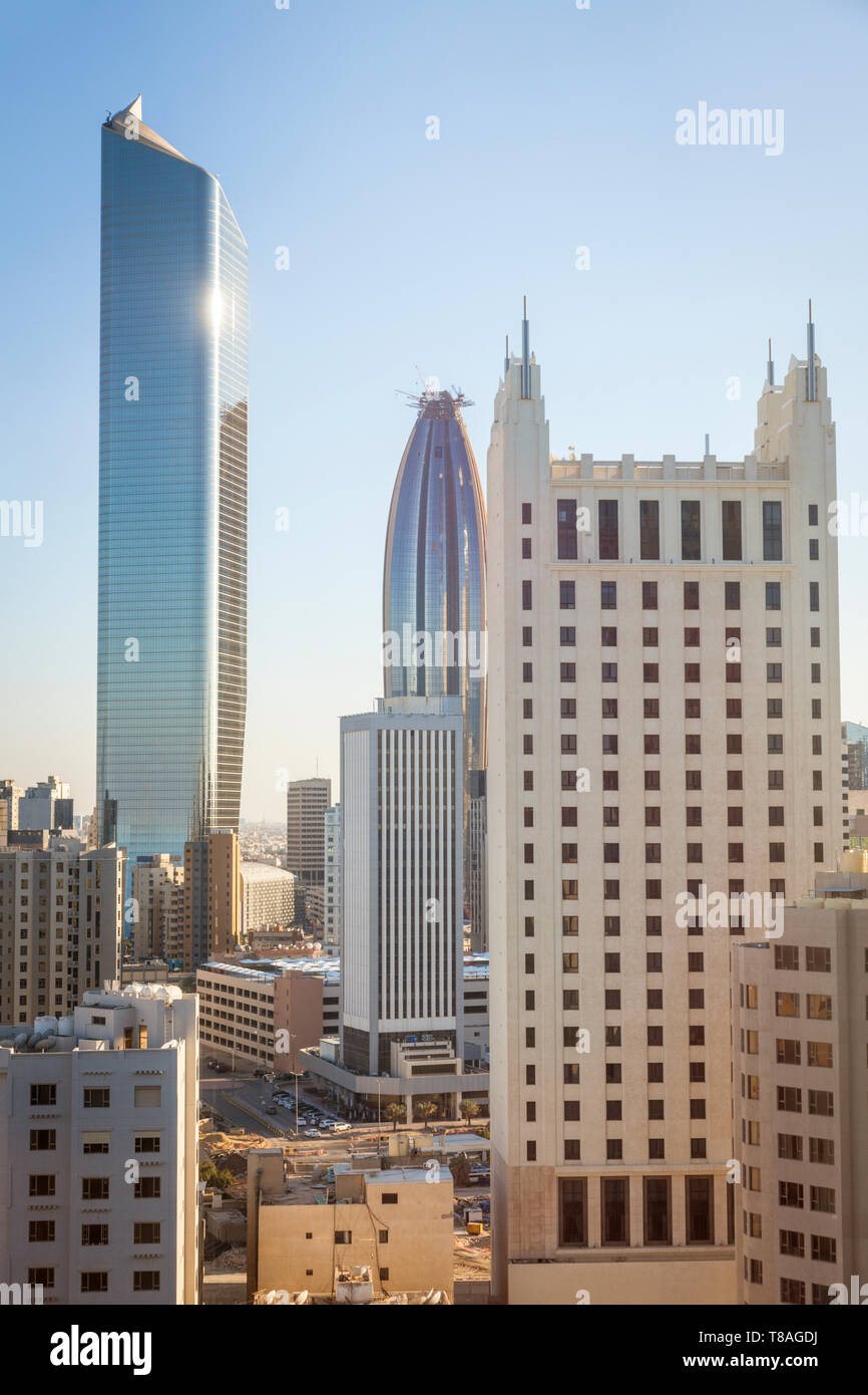 Modern architecture of Kuwait City. Kuwait City, Kuwait Stock Photo - Alamy