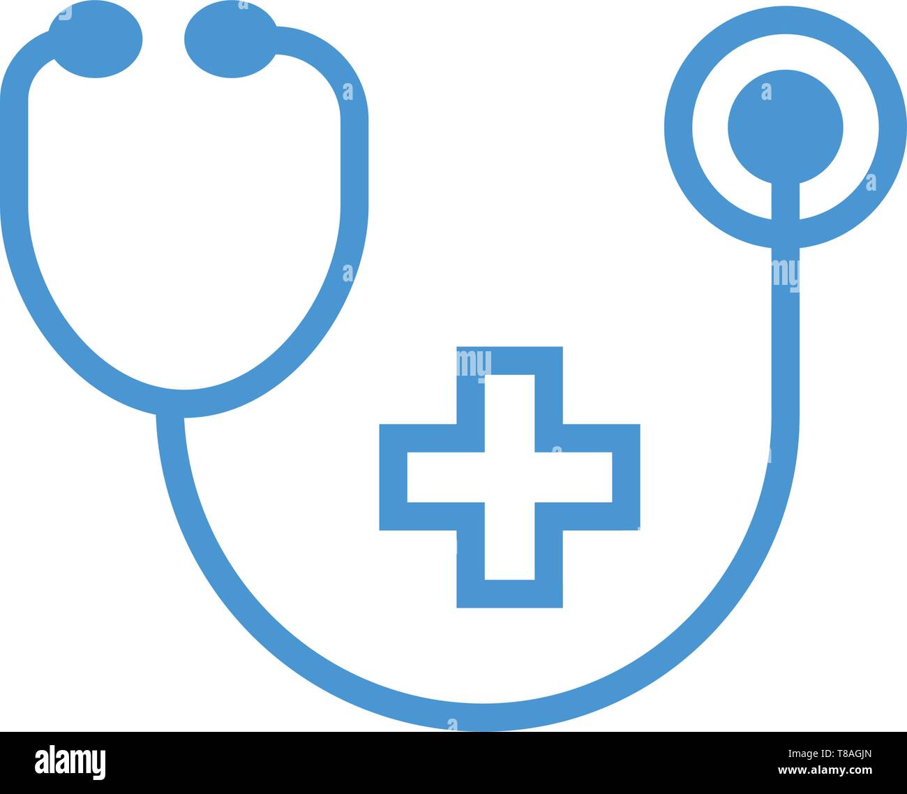 Stethoscope icon- vector Stethoscope health care and medical icon Stock ...