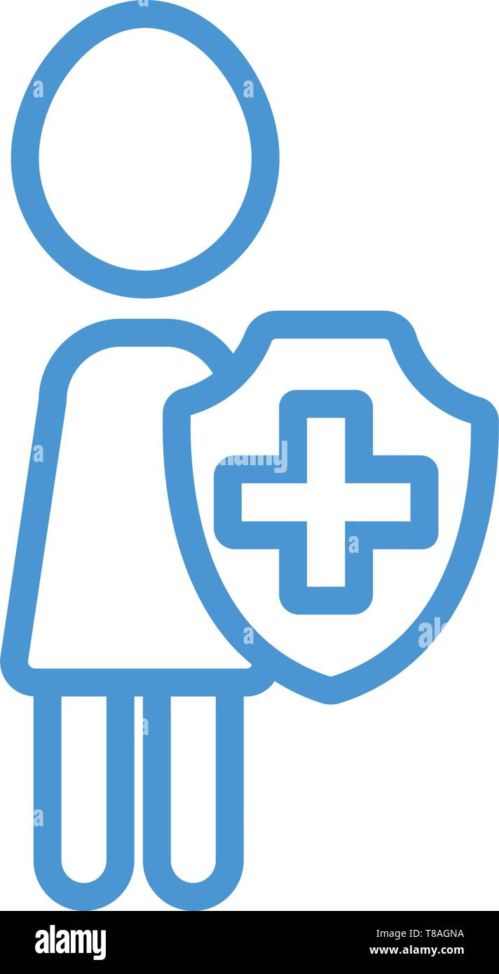 Protection Icon- Medical and healthcare protection vector icon Stock ...